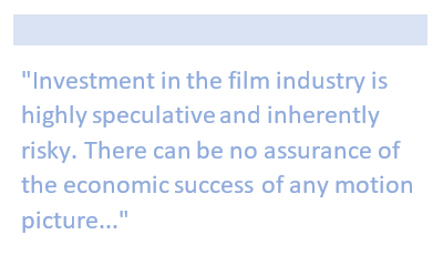 Key Risks In Making A Film, & How to Manage Them